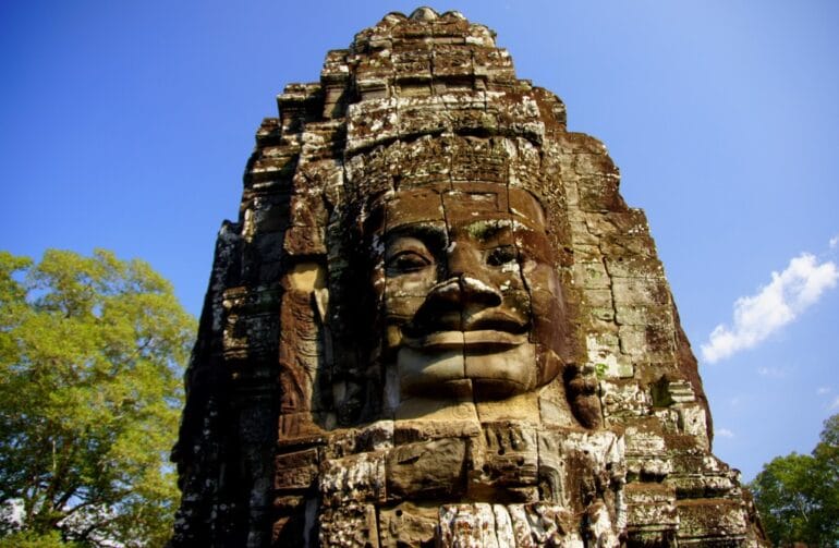 Bayon Temple And The Terrace of Elephants at Angkor Thom