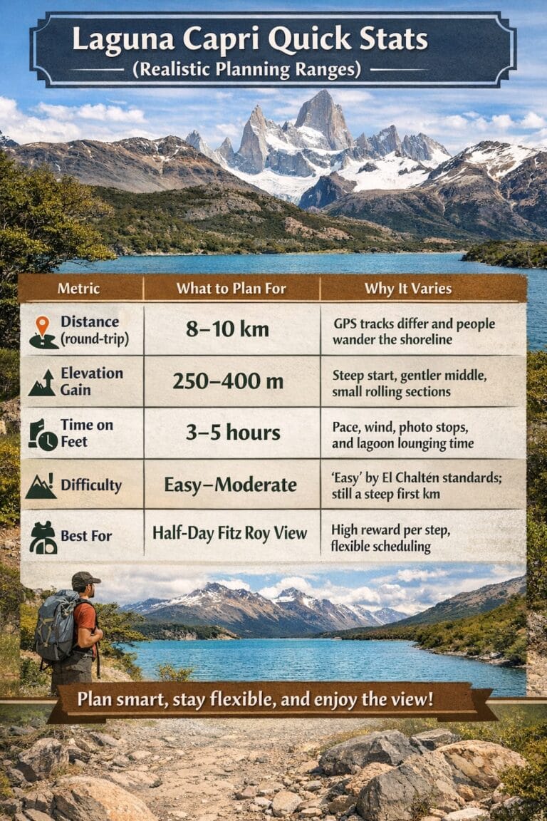 Guía de Trekking a Laguna Capri: El Mejor Sendero Corto "Fitz Roy Lite ...