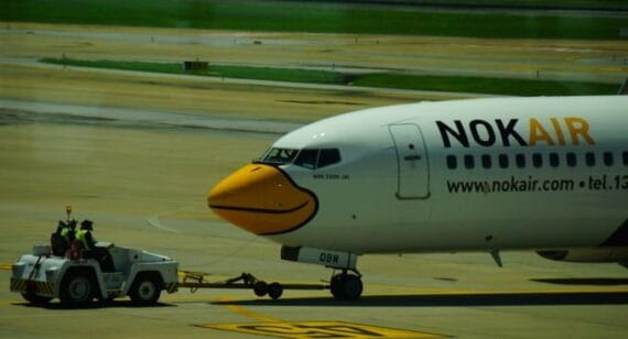 Comparing budget flights with Nok Air and Air Asia traveling in Asia